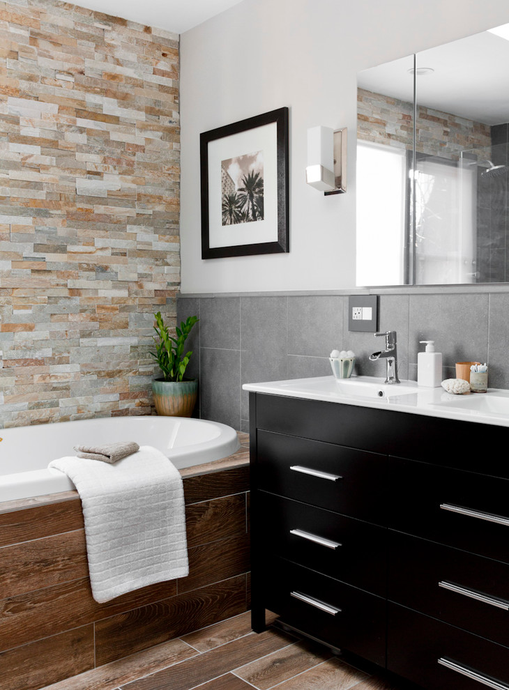 Lowe's Bathroom/Laundry room makeover - Bathroom - New York - by Rikki ...