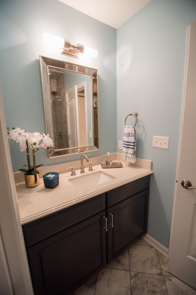 Lower Level Bathroom - Farmhouse - Bathroom - Detroit - by Finished ...