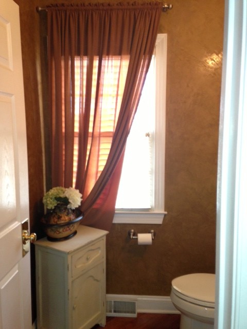 Lusterstone and Venetian Plaster Glamour - Mediterranean - Bathroom ...