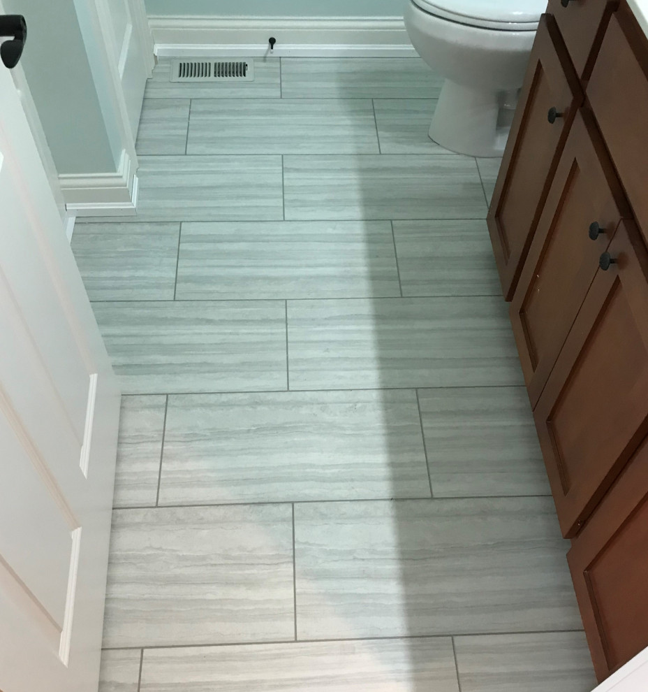 Luxury Vinyl Tile - Bathroom - Louisville - by Carpet Mart | Houzz