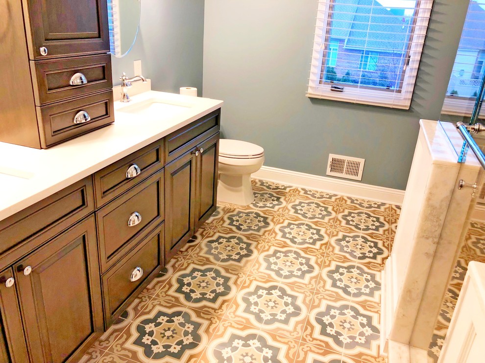 Macomb Unique Bathroom Floor Tile - Modern - Bathroom - Detroit - by ...