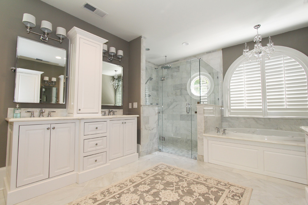Magnificent Marble - Traditional - Bathroom - Atlanta - by Change Your ...