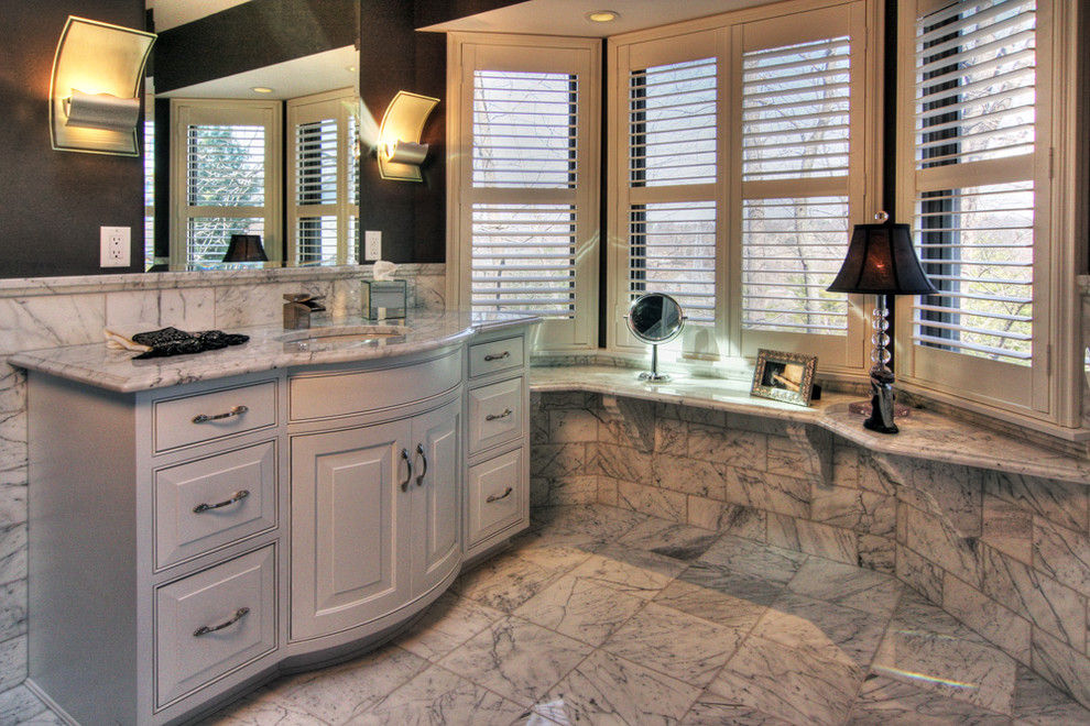 Marble Master Bath - Traditional - Bathroom - St Louis - by Mosby ...