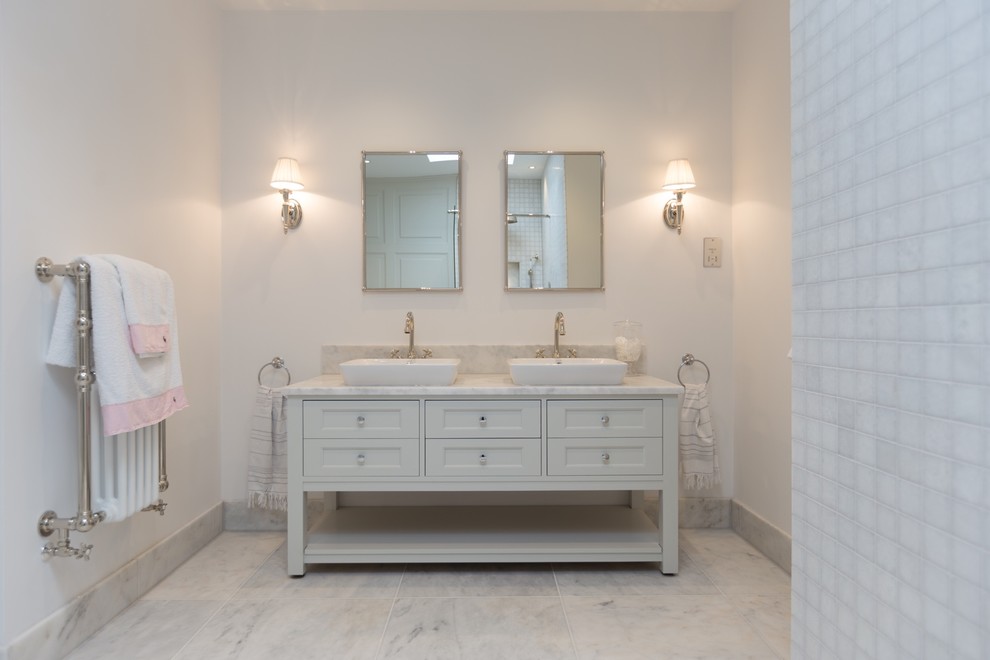 Marble Master Bathroom - Bathroom - Surrey - by Jeremy Colson Bathrooms ...