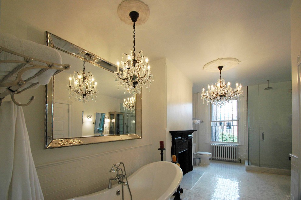 Marble Master - Classique - Salle de Bain - Washington, D.C. - par Merrick Design and Build Inc ...