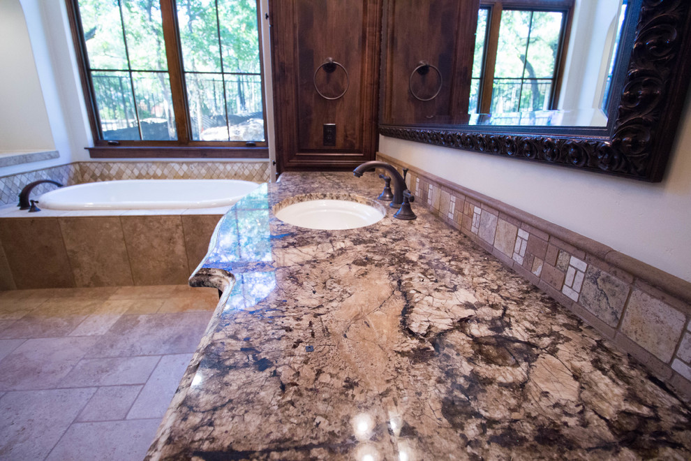 Master Bath - Granite (Coliseum) - Traditional - Bathroom - Austin - by ...