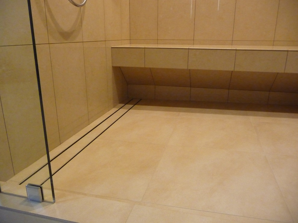 Master Bath Remodel with Aco Linear Drain - Contemporary - Bathroom ...