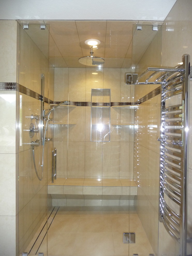 Master Bath Remodel with Aco Linear Drain - Contemporary - Bathroom ...