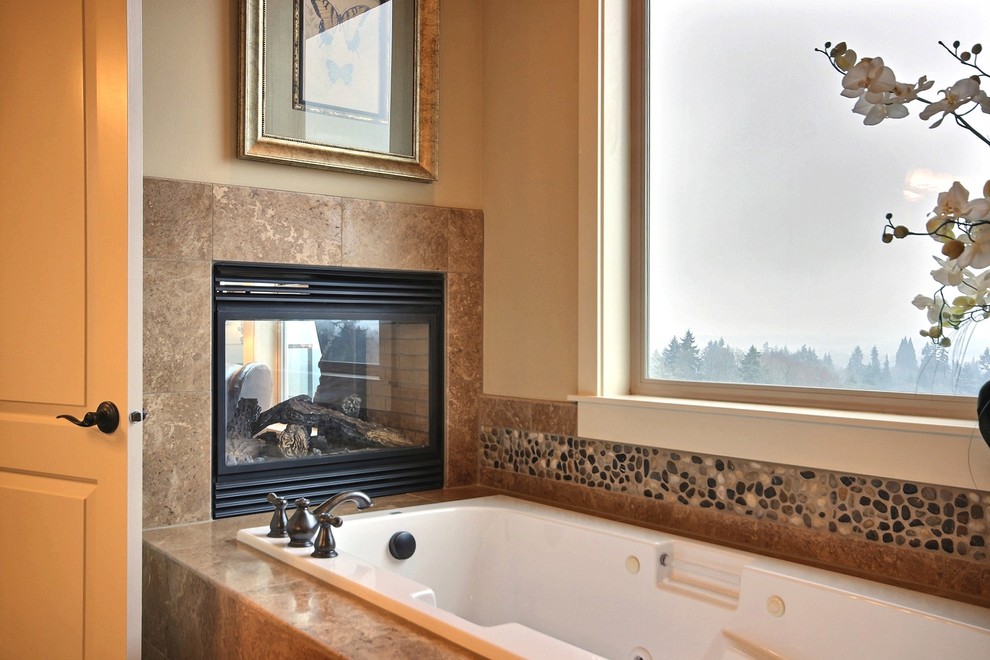 Master Bath - The Scenic Slope - Crafty Split-Level Ranch ...