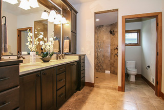 Master bath with custom walk in shower - Traditional - Bathroom - Other ...