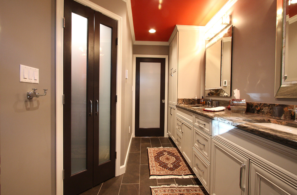 Master Bath with Walk-in Closet - Eclectic - Bathroom - DC Metro - by ...
