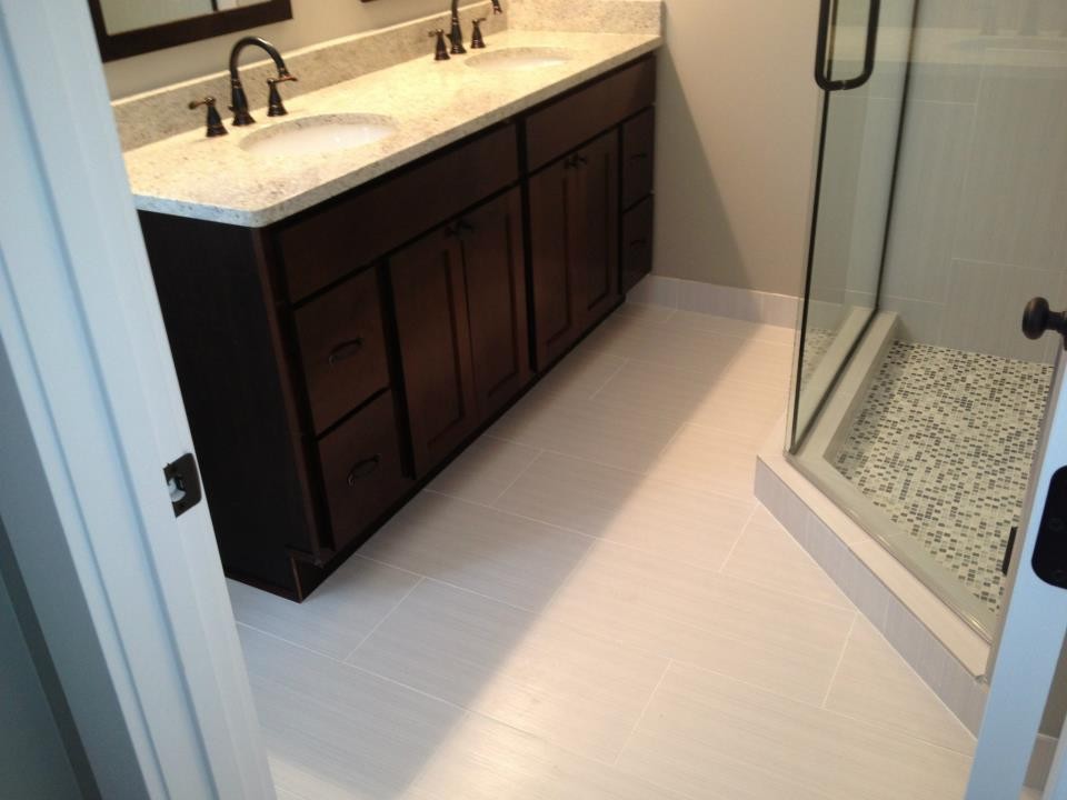 Master Bathroom 12x24 Zera - Contemporary - Bathroom - Detroit - by ...
