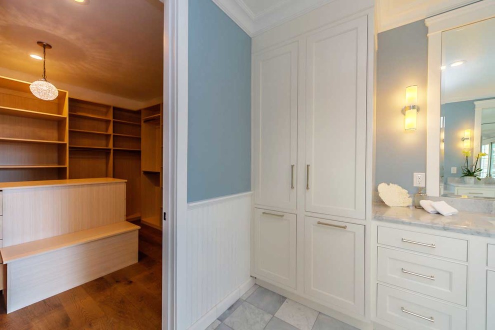 Master Bathroom & Walkin Closet - Traditional - Bathroom - Los Angeles ...