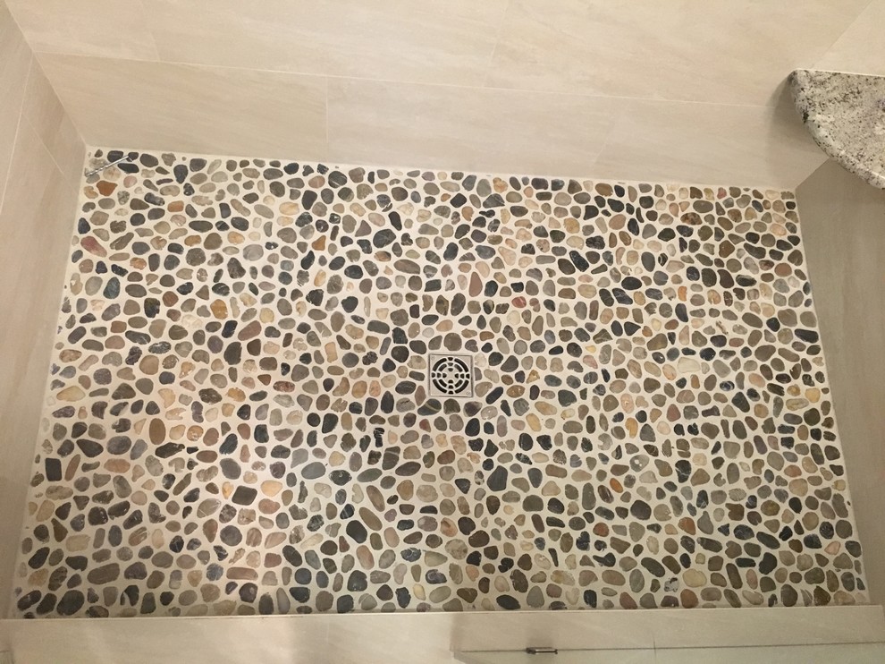 MASTER BATHROOM - Complete Remodel 12 x 24 Tile, Vanity, Alaska White ...