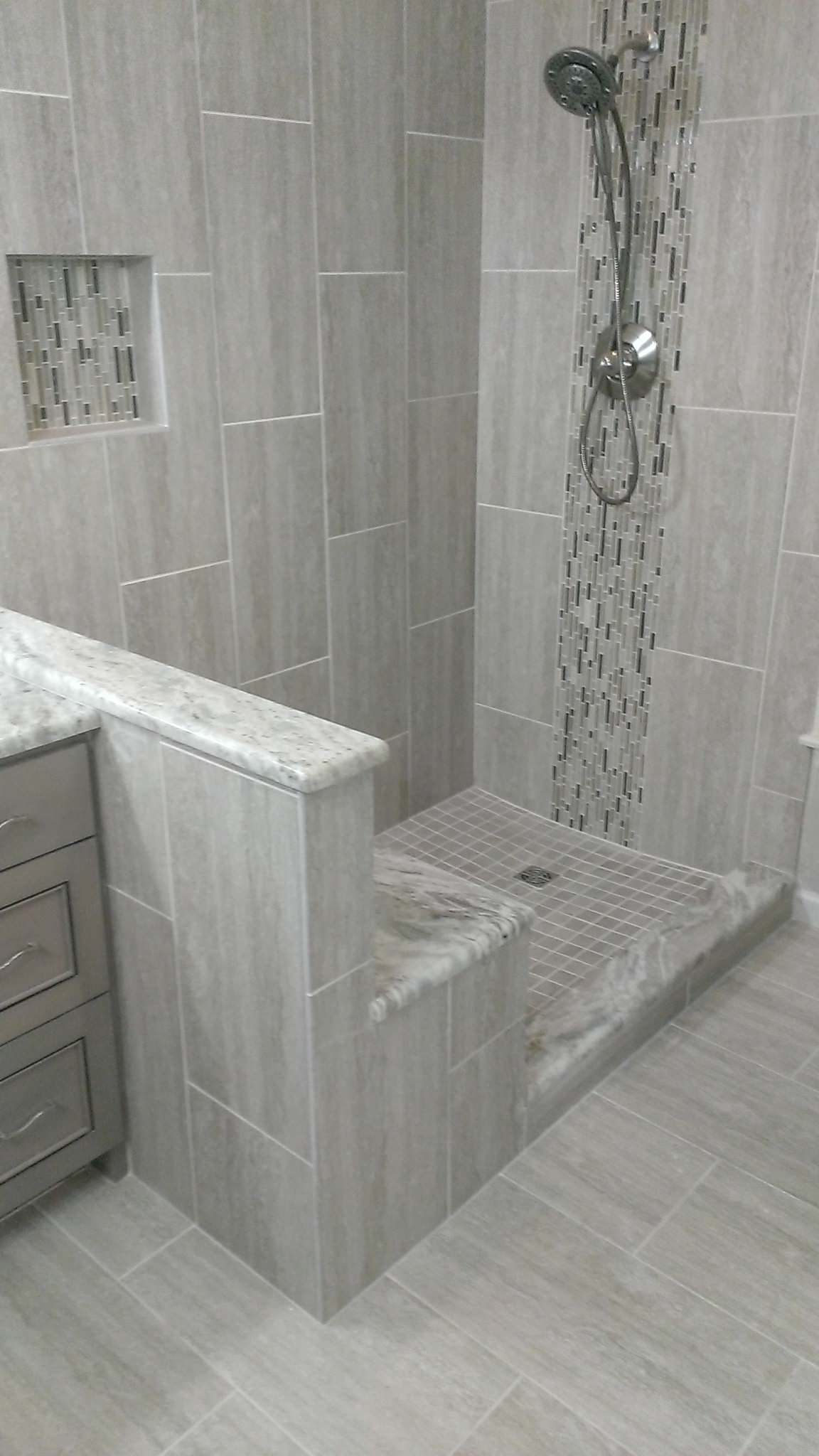 12X24 Tile Patterns For Bathrooms Dymo White 12x24 Glossy Ceramic