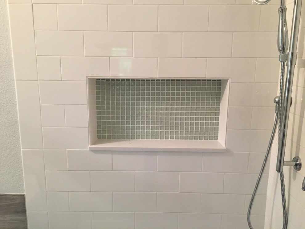 MASTER BATHROOM - Complete Remodel Free Standing Tub / Corner Subway ...