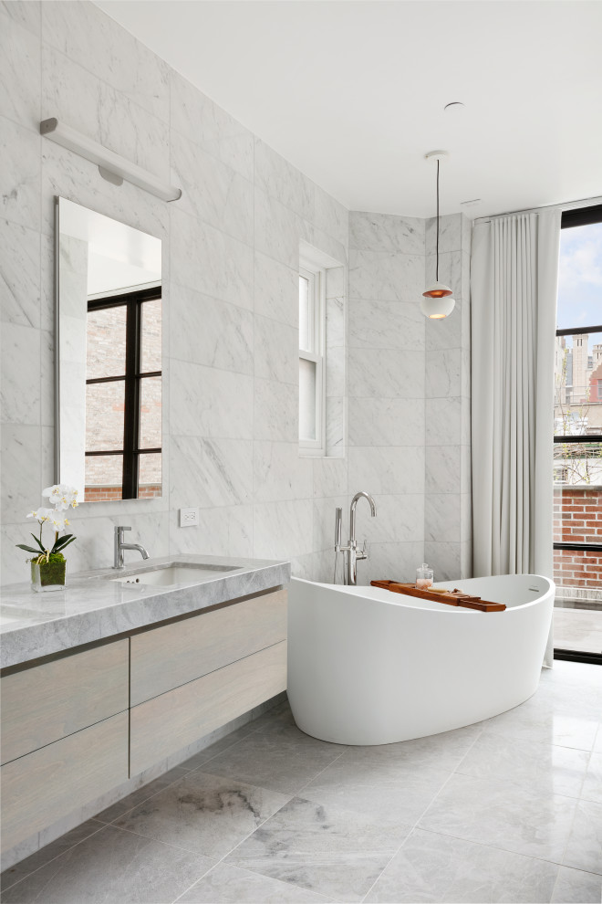 Master Bathroom - Contemporary - Bathroom - New York - by Gregory ...