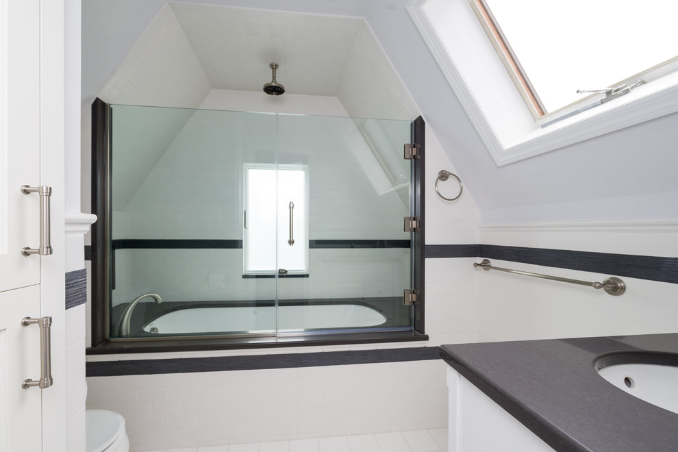 Master Bathroom in a Tudor Style Home in Village of Great neck ...