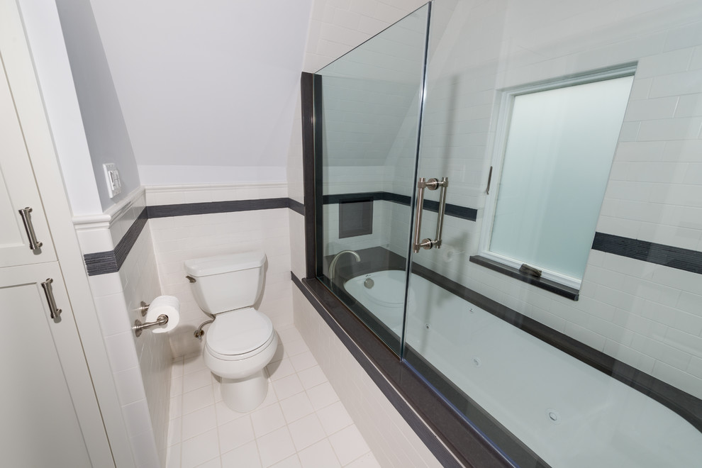 Master Bathroom in a Tudor Style Home in Village of Great neck ...