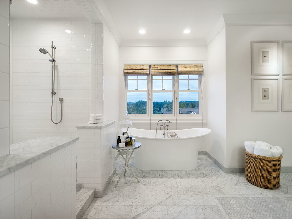 Master bathroom - Transitional - Bathroom - Portland - by KuDa ...
