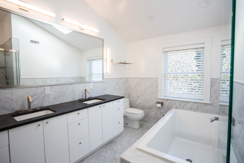 Master Bathroom Renovation - Modern - Bathroom - Boston - by G&B Home ...