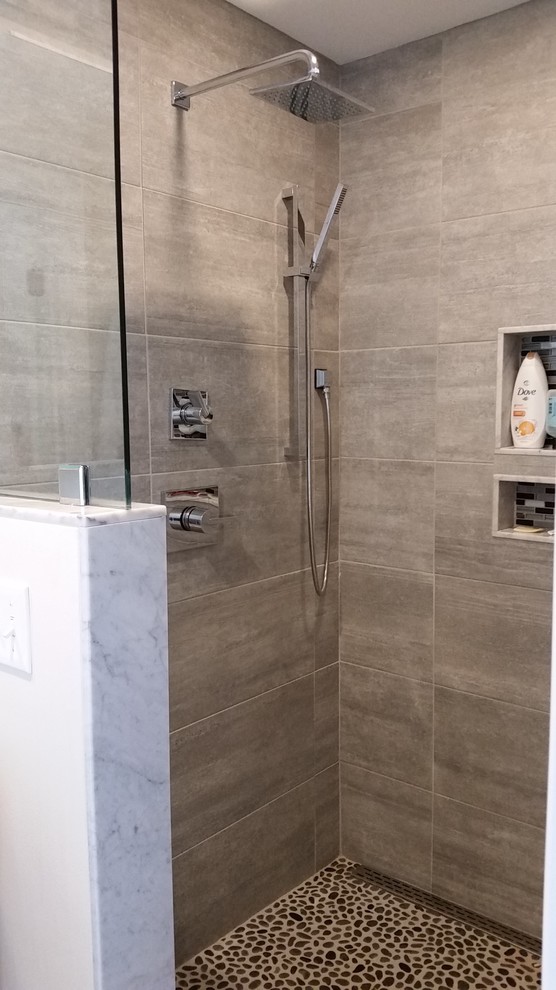 Master Bathroom Shower - Beach Style - Bathroom - Boston - by JM ...