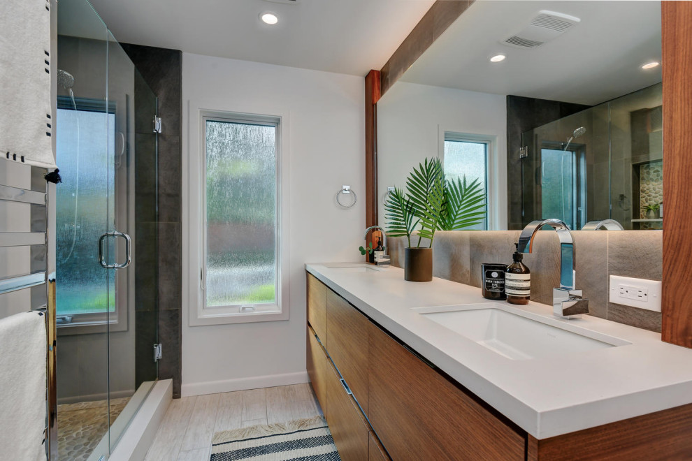 Mastersuite and Hall Bathroom Remodel - Modern - Bathroom - San ...