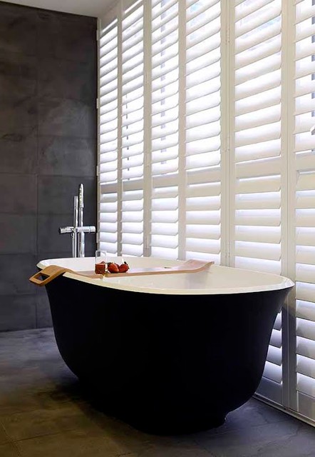 Matte Black Bath and Basins for The Block - Josh and Charlotte's Master ...