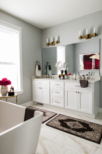 Mecham Dream Home | Ellie + Jared Mecham - Transitional - Bathroom ...