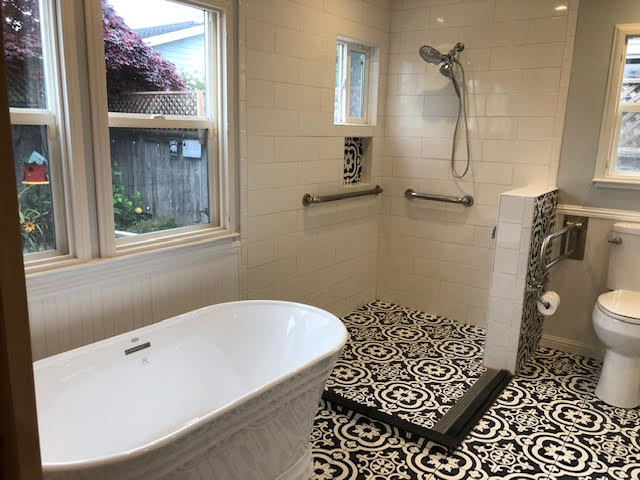 Mediterranean Style Bathroom Remodel - Mediterranean - Bathroom - San ...