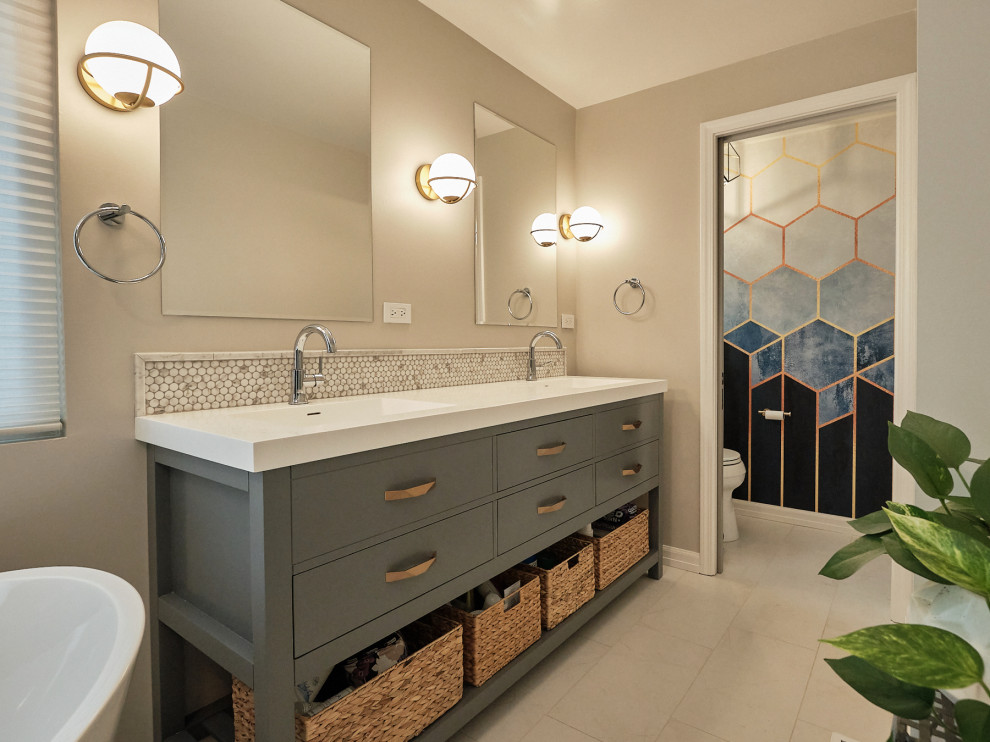 Mercer Island Master Bath - Transitional - Bathroom - Seattle - by ...