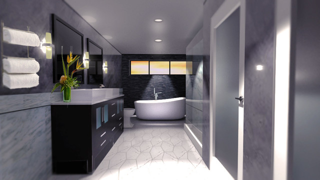 Mid Century modern - Midcentury - Bathroom - Austin - by Cloudesign Inc | Houzz AU