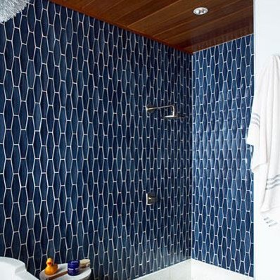 Mid Century Modern Tile - Midcentury - Bathroom - Seattle - by Norberry ...