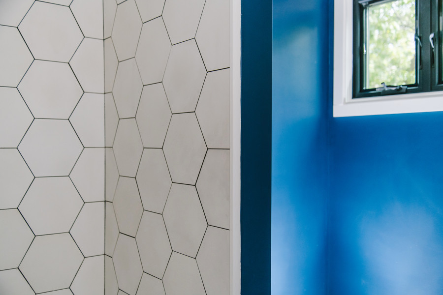 MidCentury Modern renovation in Harvard Square - Midcentury - Bathroom ...