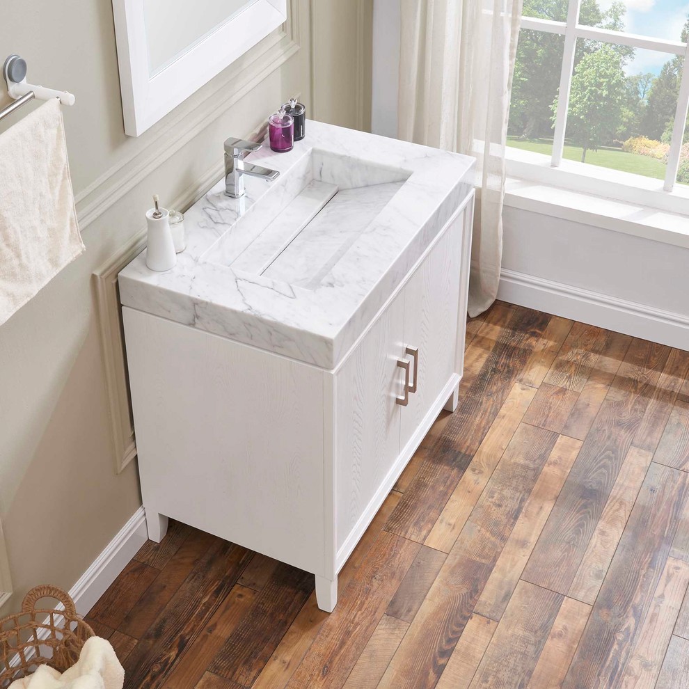 Millfield 36″ Single Vanity with Ramp Style Sink W36S-132E ...
