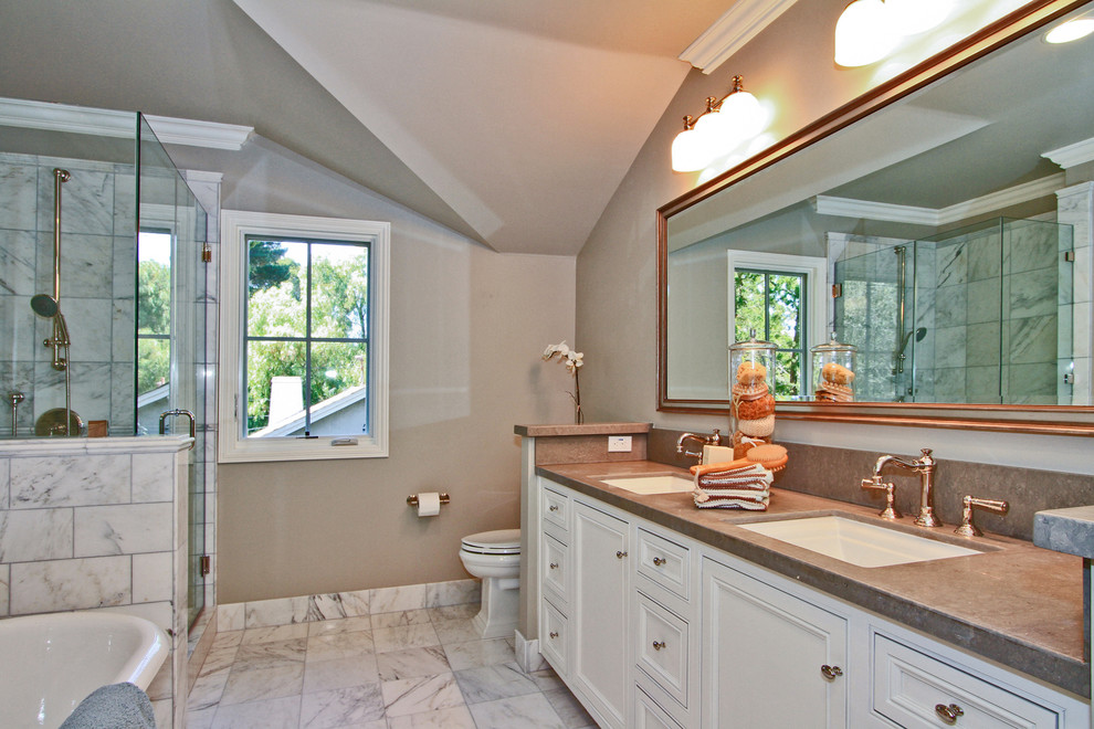 Minimalist Tudor - Traditional - Bathroom - San Francisco - by Young ...