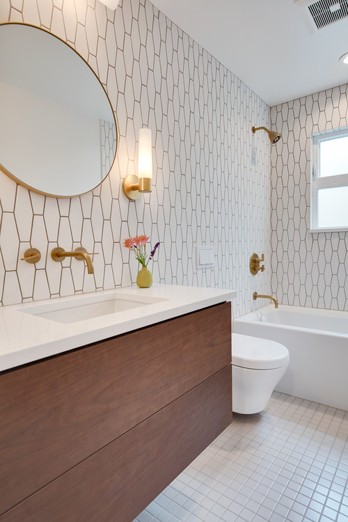 Matte White: Sleek Bathrom Tile Designs | Stone Tile Depot
