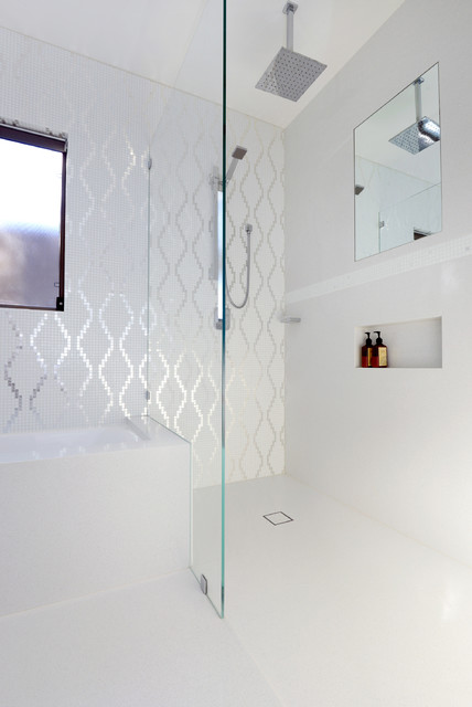 Modern Bathroom - Zero Entry Shower - Modern - Bathroom - Atlanta - by ...