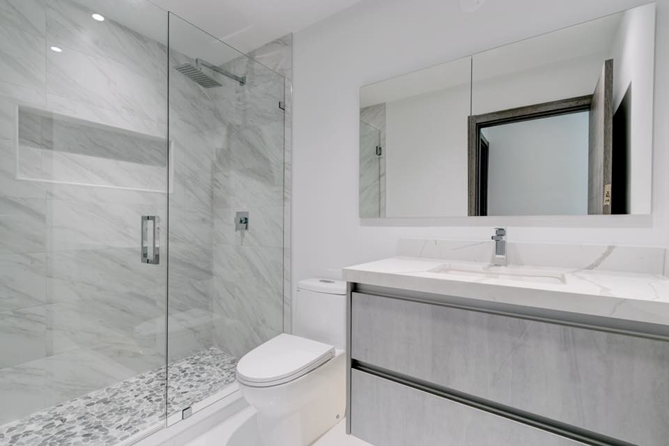 Modern complete renovation with custom wall panel and bedroom sets ...