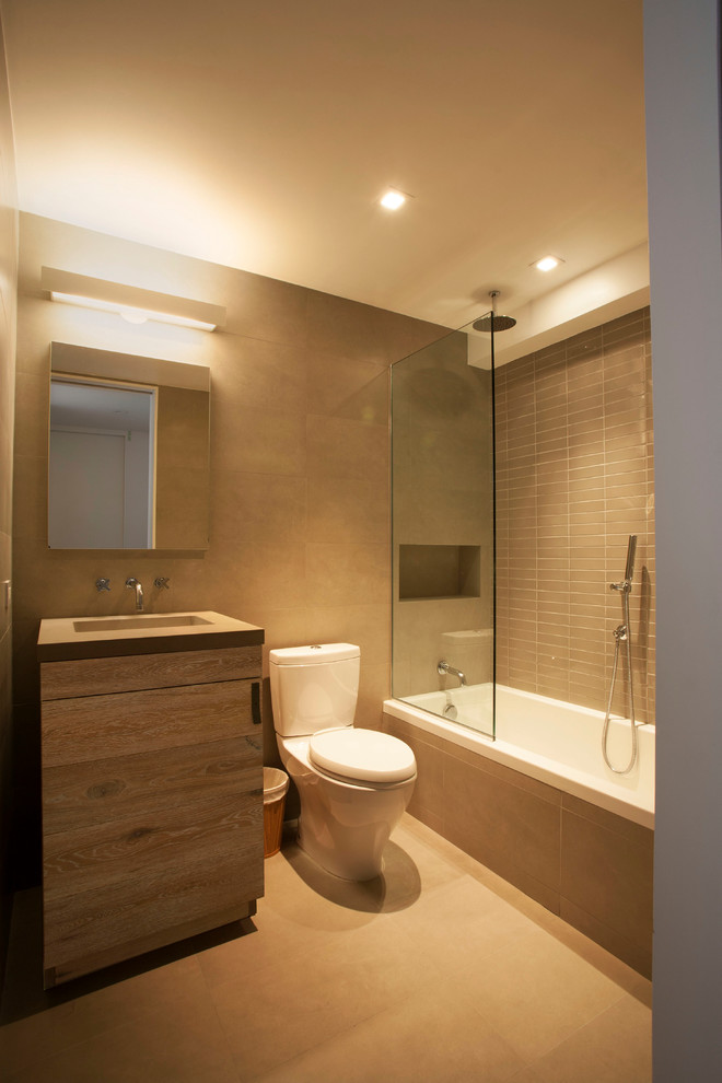 Modern Duplex - Modern - Bathroom - New York - by Barton Designworks ...