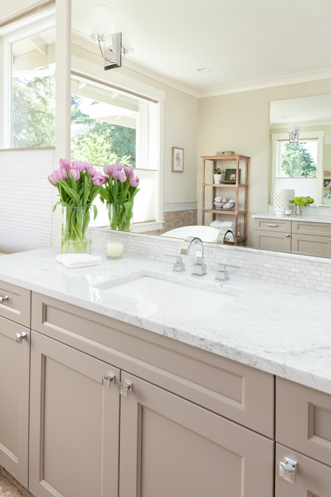 Modern Farmhouse - Transitional - Bathroom - Seattle - by Sheila Mayden ...