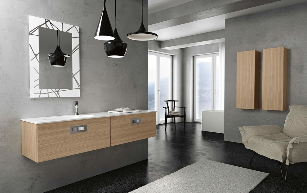 Modern Italian Vanities Moon by GB Group - Contemporary - Bathroom ...