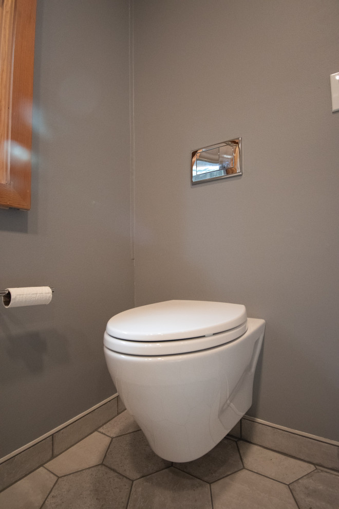 Modern Master Bathroom With Walk In Shower - Moderno - Bagno di ...