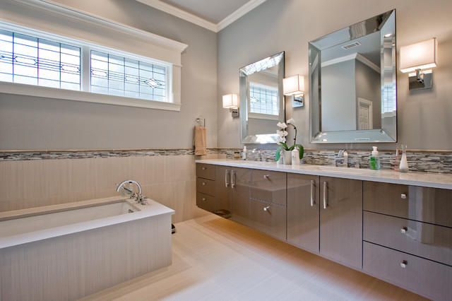 Modern Plush Master Bath - Contemporary - Bathroom - Little Rock - by ...