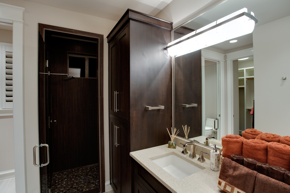 Modern Santa Fe Style - Modern - Bathroom - Austin - by Burdick Custom ...