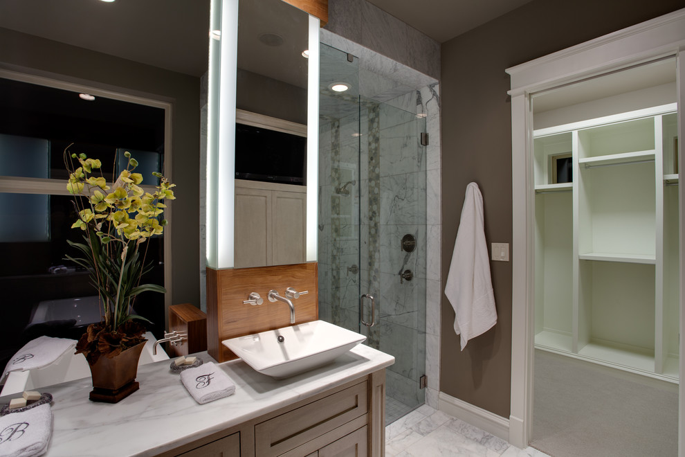 Modern Santa Fe Style - Contemporary - Bathroom - Austin - by Burdick ...