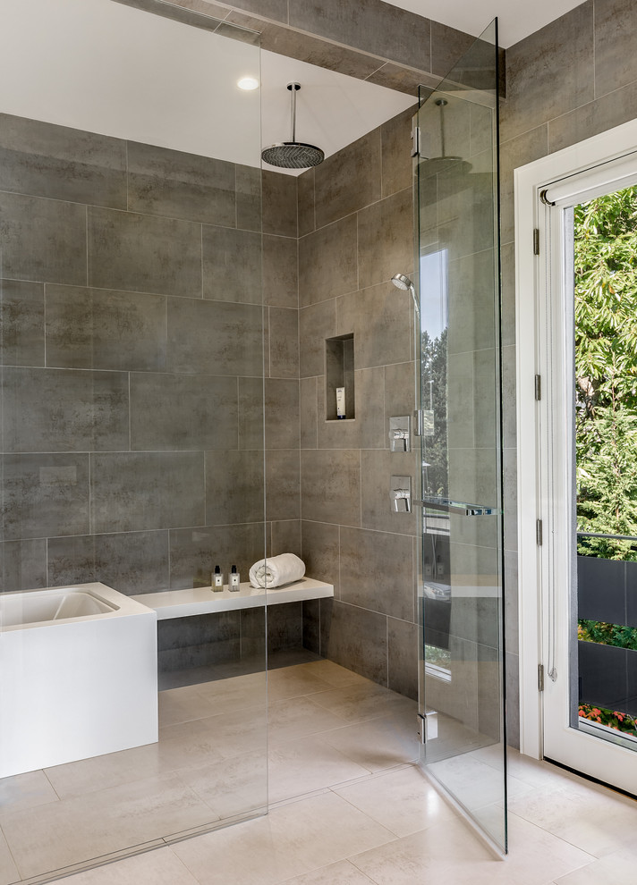 Modern Spa Shower Room - Contemporary - Bathroom - Seattle - by ...