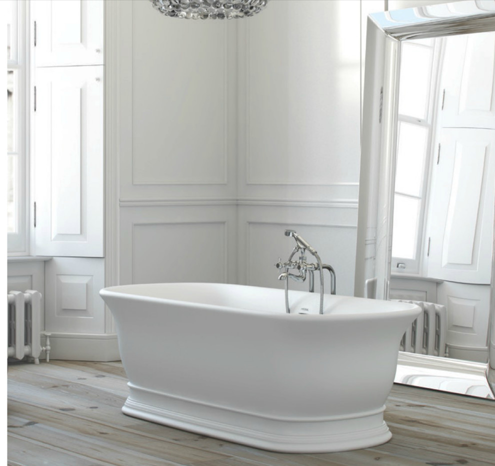 Modern White Bathroom in Period Home - Contemporary - Bathroom - West ...