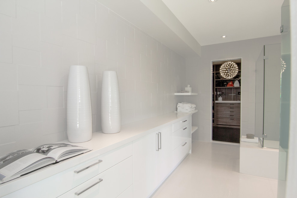Modern White Spa Bath - Contemporary - Bathroom - DC Metro - by Lauren ...