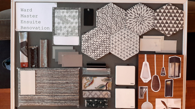 Mood Board with finishes - Modern - Bathroom - Other - by Fowler ...